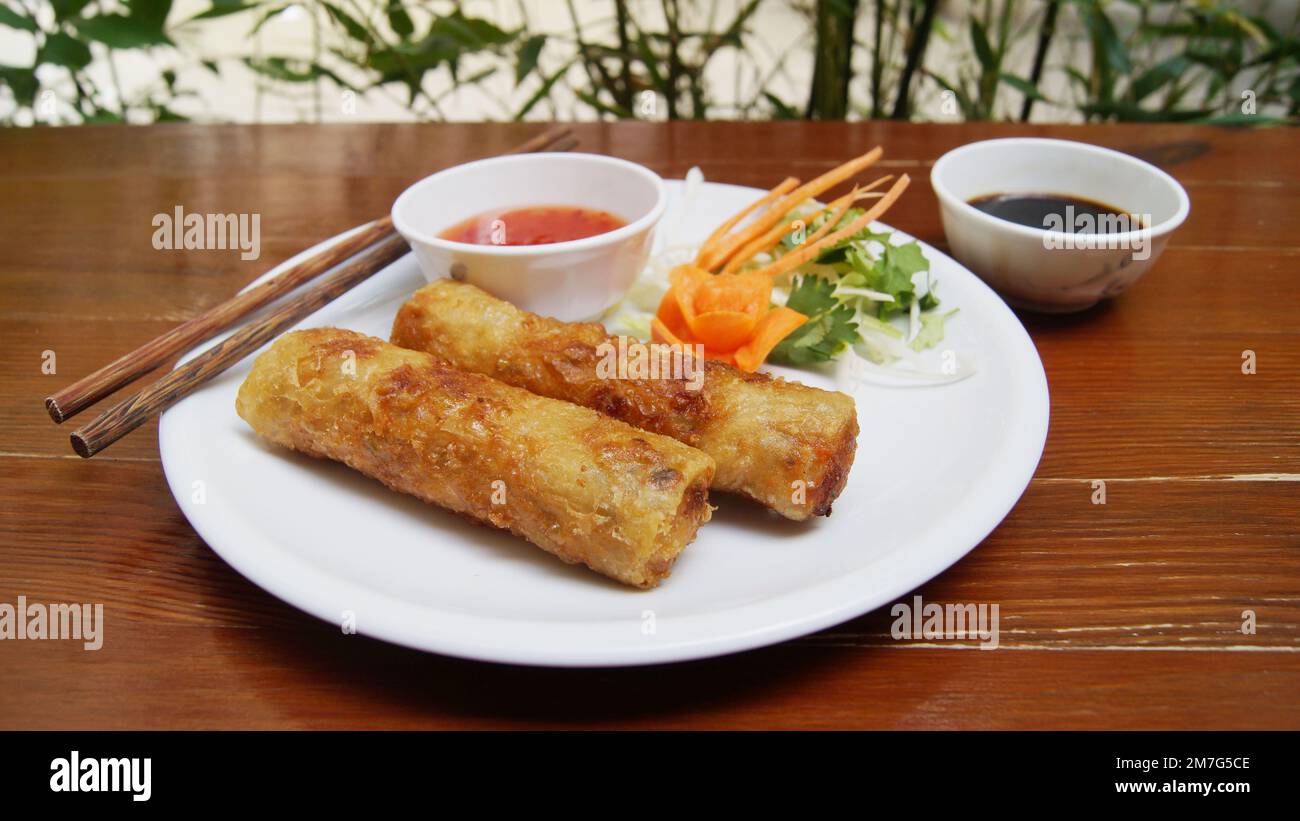 Fried wan tan dumpling. Won ton is a very thin and stuffed dough that ...