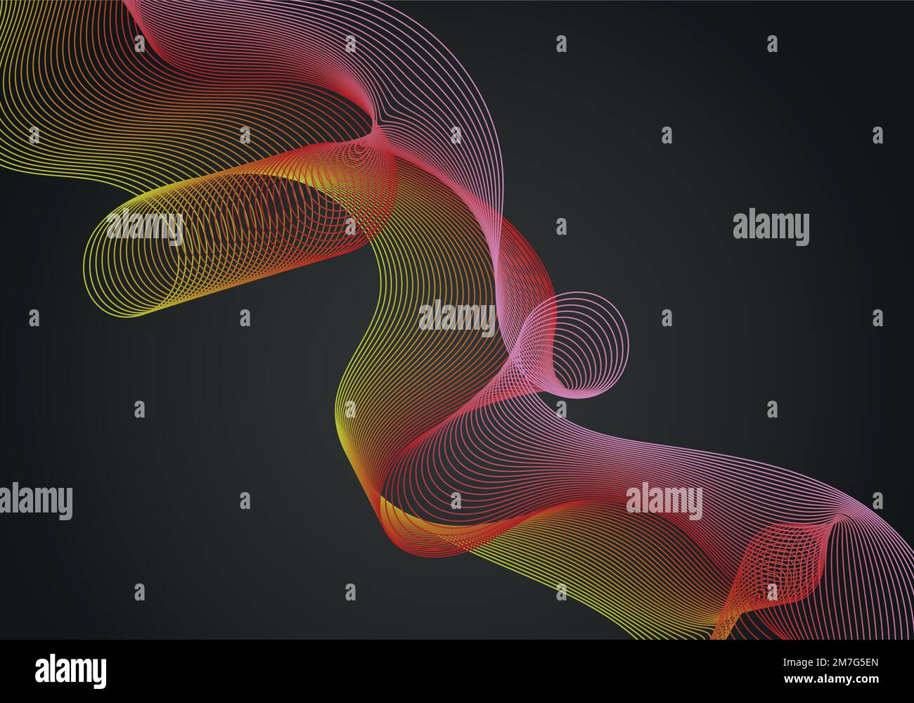 Abstract colorful vector background, color flow liquid wave for design ...