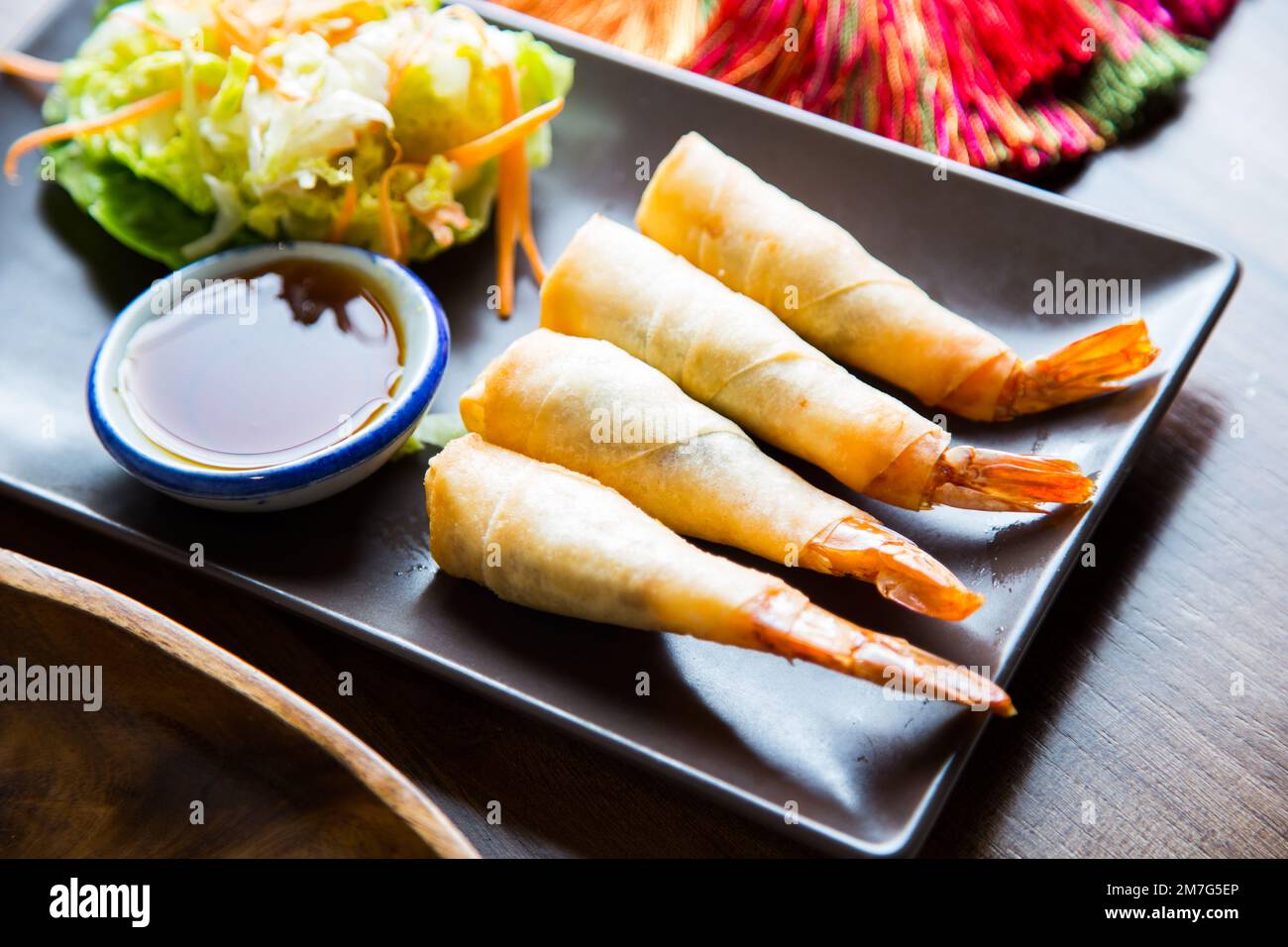 Fried wan tan dumpling. Won ton is a very thin and stuffed dough that ...