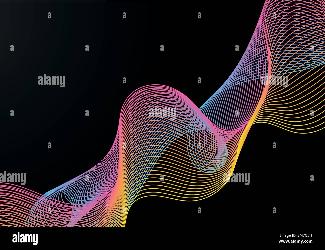 Abstract colorful vector background, color flow liquid wave for design ...