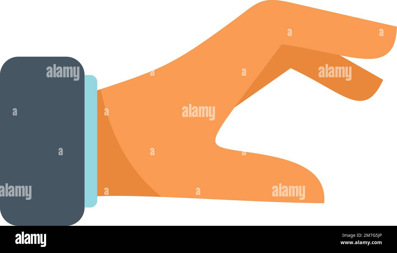 Peace sign icon flat vector. Finger hold. Gesture hand isolated Stock ...