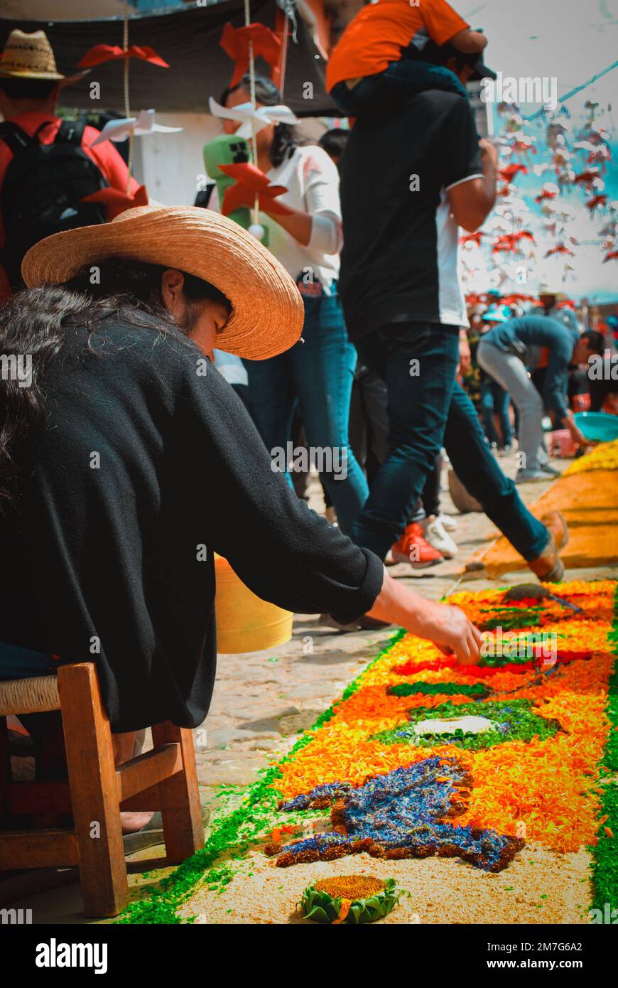 Beautiful traditions of Patamban, Michoacan Stock Photo - Alamy