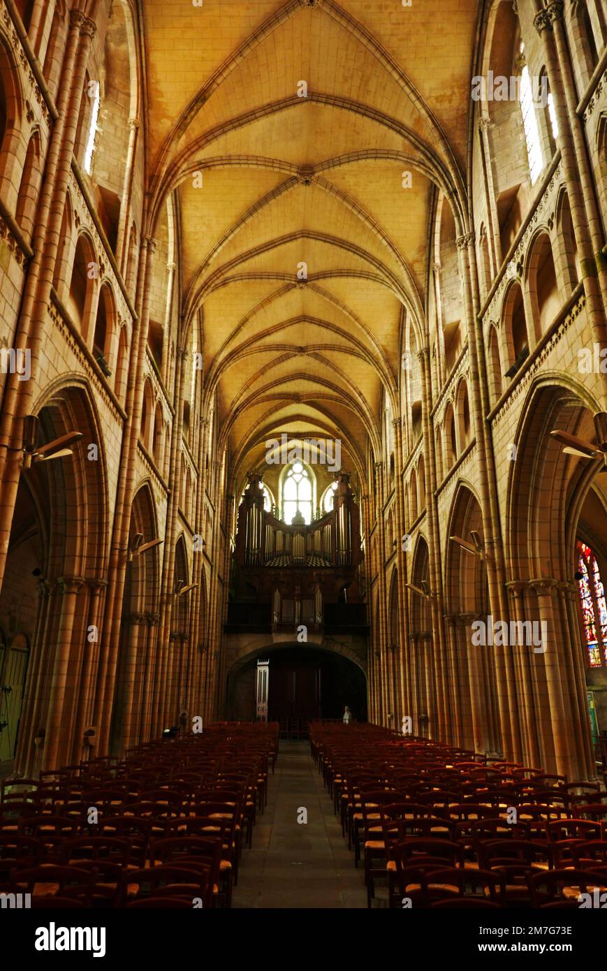 Saint-Pol-de-Leon, Cathedral Saint-Paul-Aurelien, great organ 1660 ...