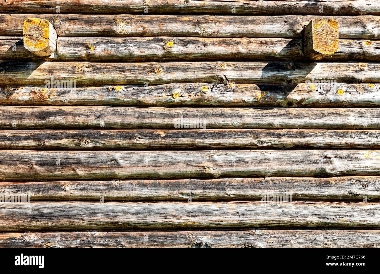 Old wooden logs with natural patterns as background, wooden logs ...