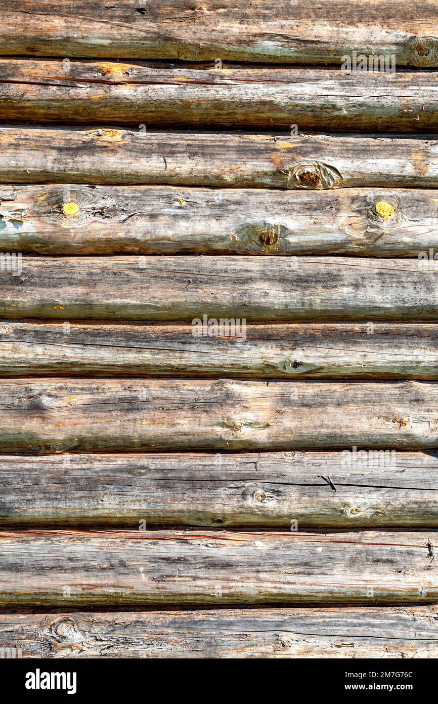 Old wooden logs with natural patterns as background, wooden logs ...