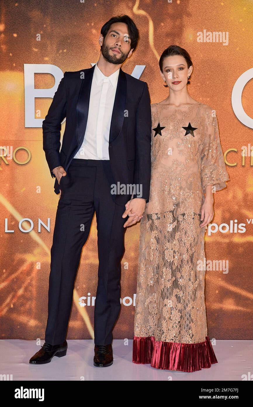January 8, 2023, Mexico City, Mexico: Diego Calva and Luciana Moreno ...
