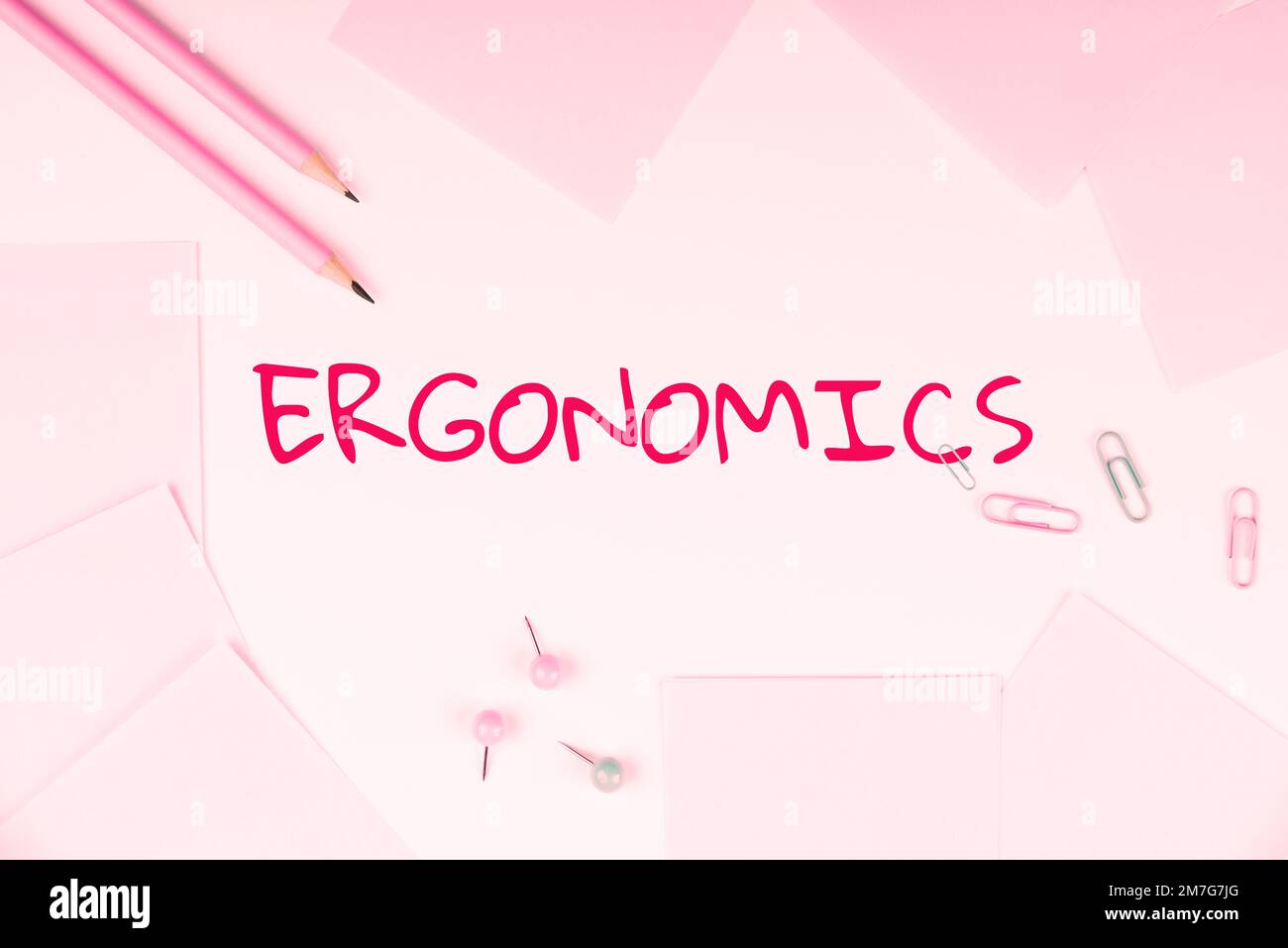 Text showing inspiration Ergonomics. Business idea fitting or designing ...