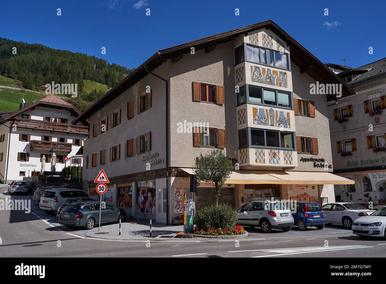 Sesto-Sexten, Italy - September 19, 2022 - The charming village of ...