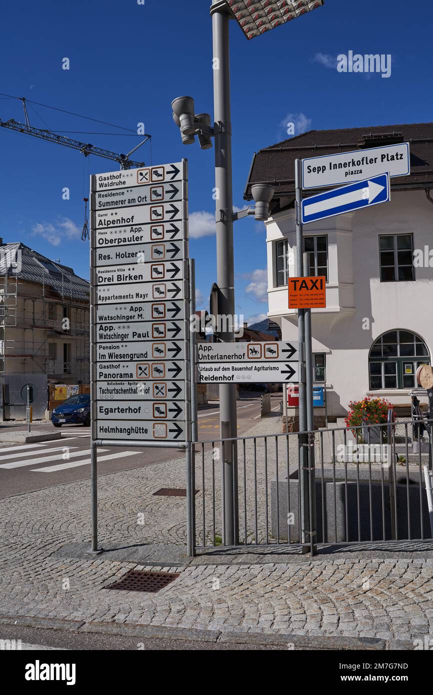 Sesto-Sexten, Italy - September 19, 2022 - The charming village of ...