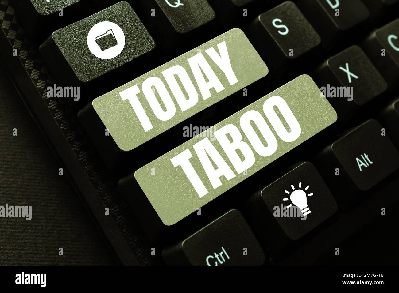 Text caption presenting Taboo. Business concept a social or religious ...