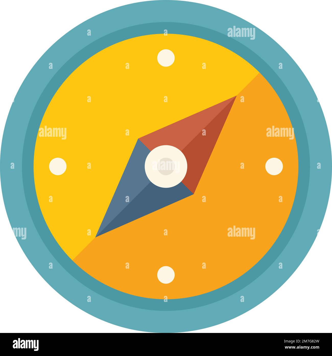 Compass icon flat vector. Window interface. Frame system isolated Stock ...
