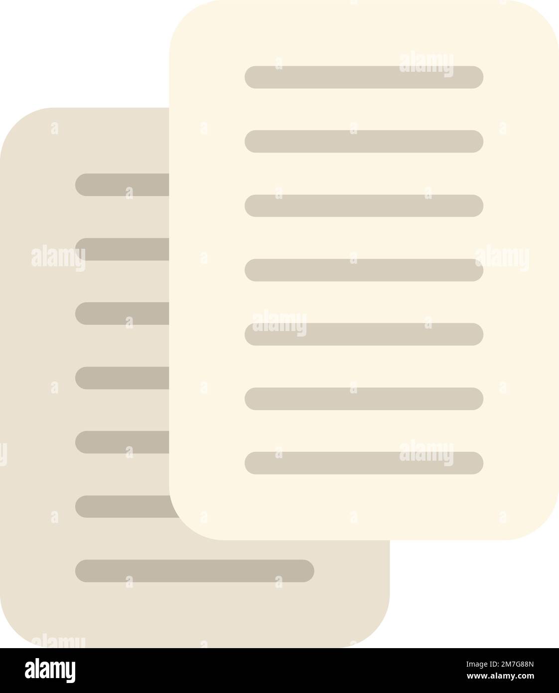 Paper Digital Icon Flat Vector Window Interface Box Message Isolated Stock Vector Image And Art