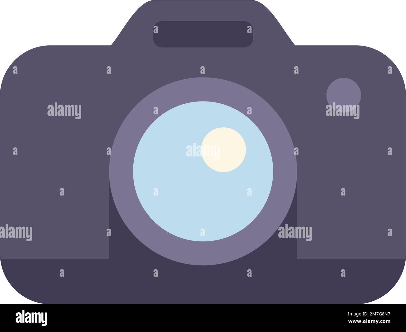 Camera icon flat vector. Computer interface. Smile system isolated Stock Vector Image & Art - Alamy