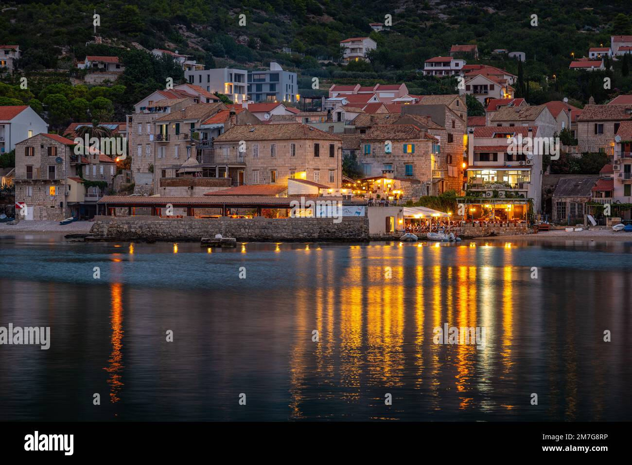 Komiza town vis island hi-res stock photography and images - Alamy