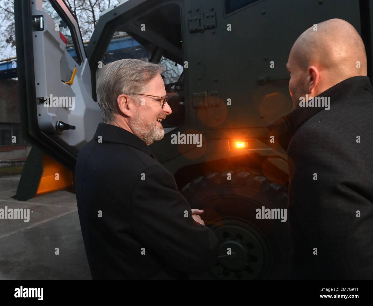 Sternberk, Czech Republic. 09th Jan, 2023. Czech Prime Minister Petr ...