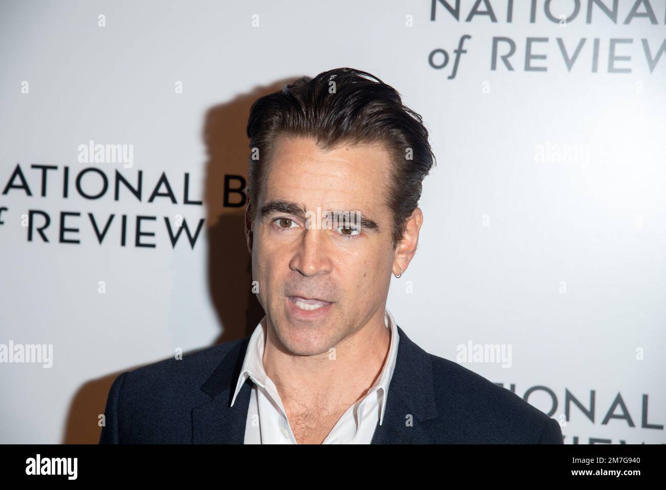 NEW YORK, NEW YORK - JANUARY 08: Colin Farrell attends the National ...