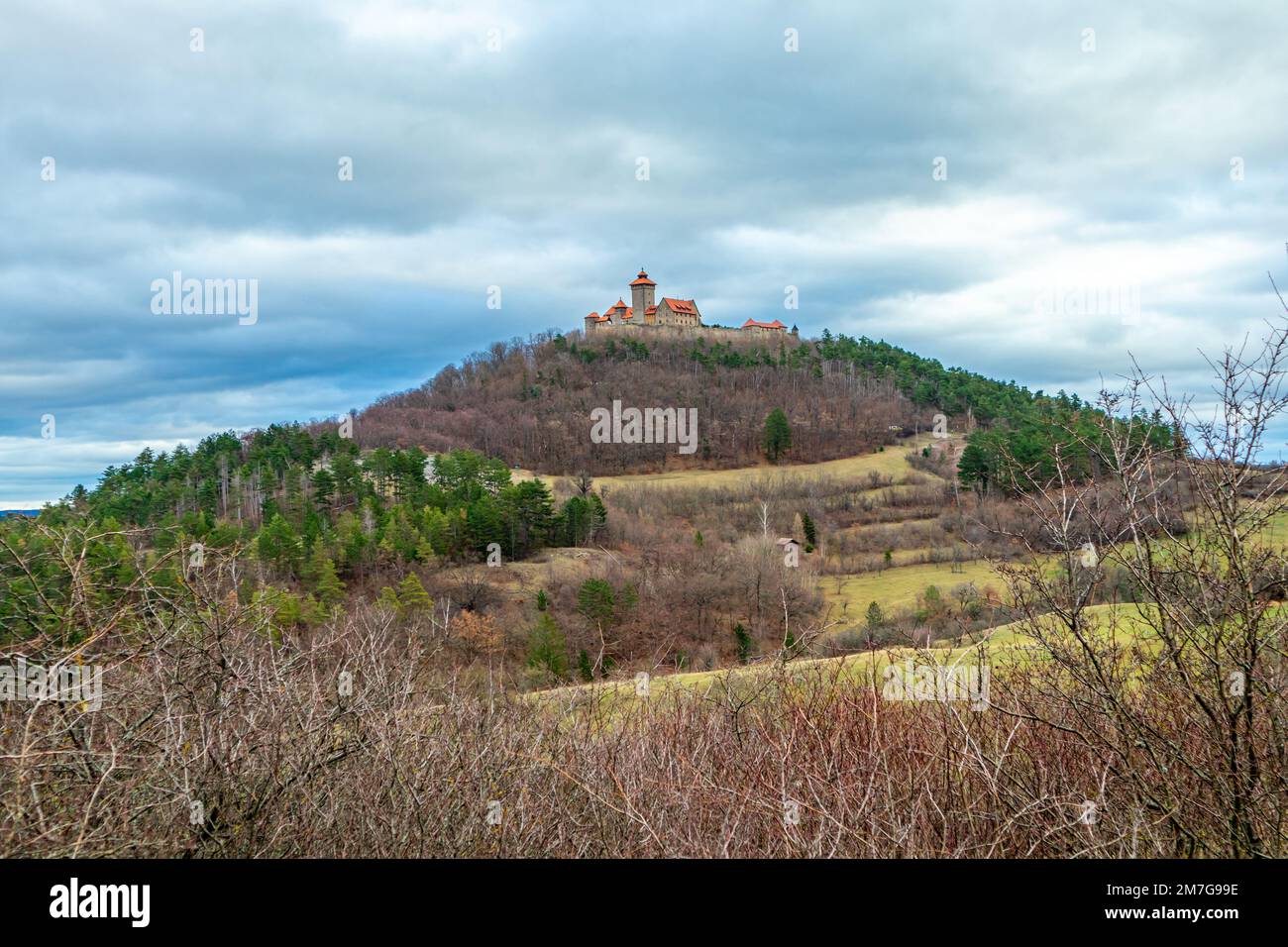 Short hike around the beautiful Drei Gleichen in the Thuringian Basin ...