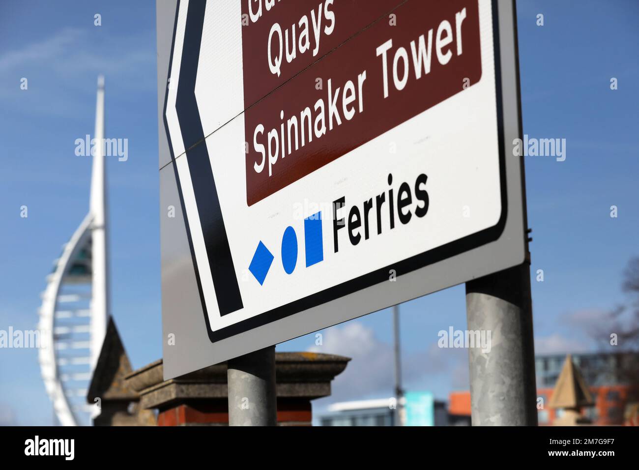 Portsmouth historic dockyard sign hi-res stock photography and images ...