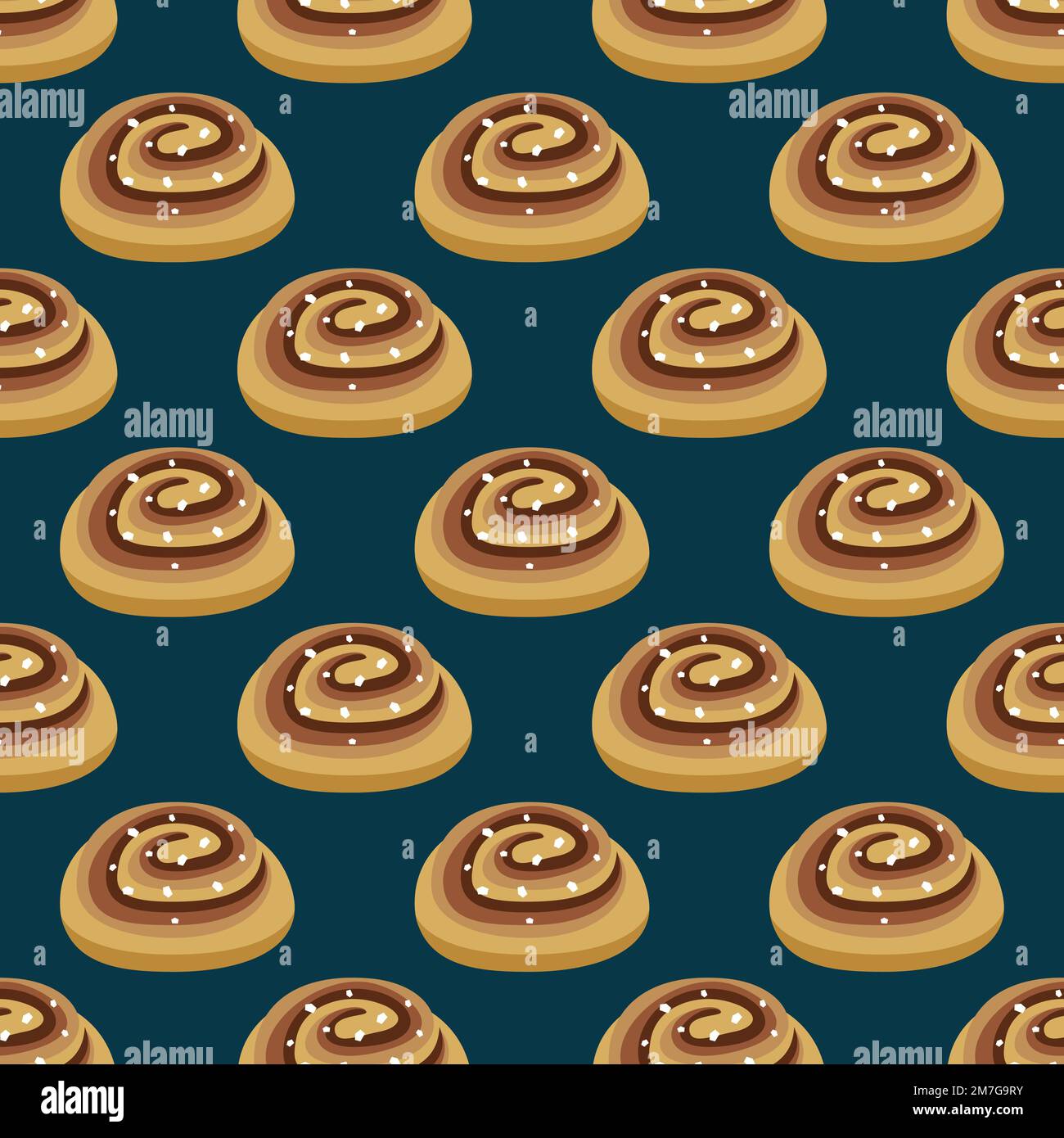 Swedish cinnamon cake cafe Stock Vector Images - Alamy