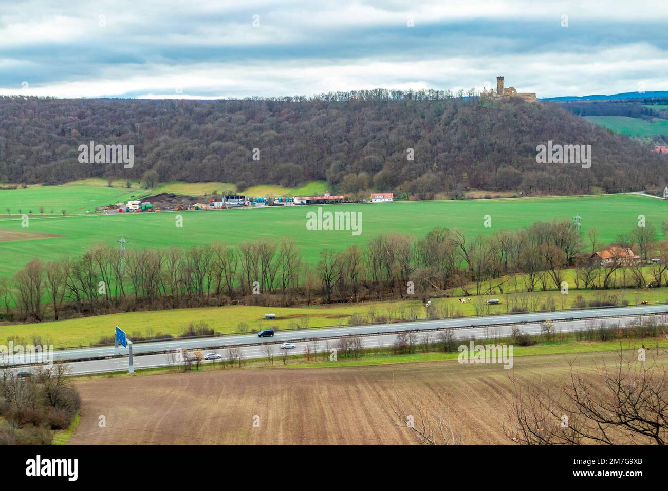 Short hike around the beautiful Drei Gleichen in the Thuringian Basin ...