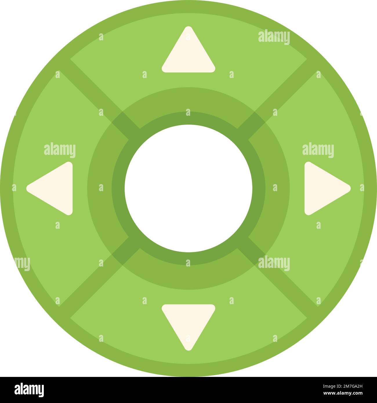 Player arrow icon flat vector. Button interface. Address design ...