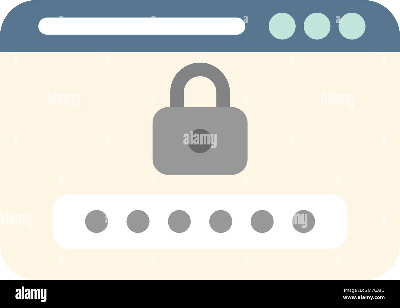 Lock interface icon flat vector. Internet interface. Play online ...