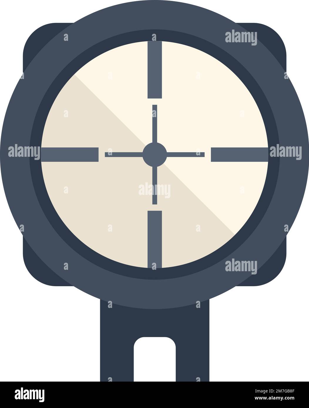 Sniper cross icon flat vector. Target eye. Military weapon isolated ...