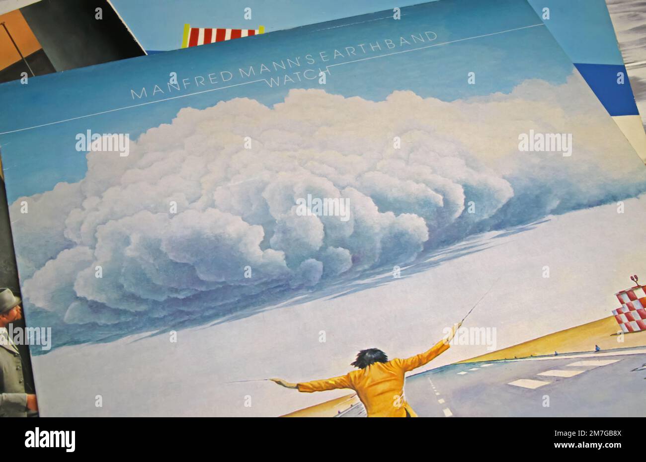 Viersen, Germany - November 9. 2022: Closeup of isolated vinyl record ...