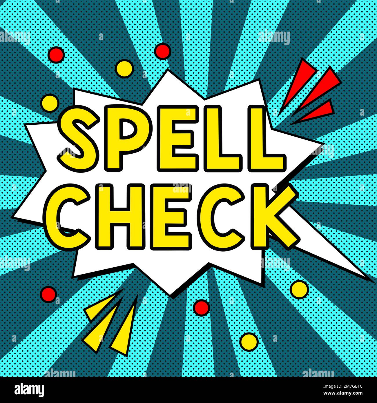 Text showing inspiration Spell Check. Conceptual photo to use a computer program to find and ...