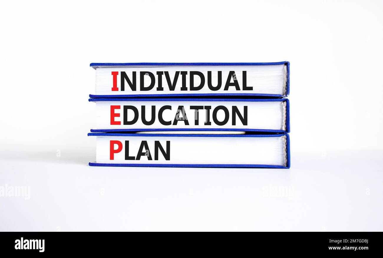 IEP individual education plan symbol. Concept words IEP individual ...