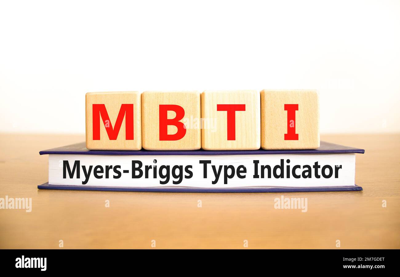 MBTI Myers Briggs type indicator symbol. Concept words MBTI Myers ...