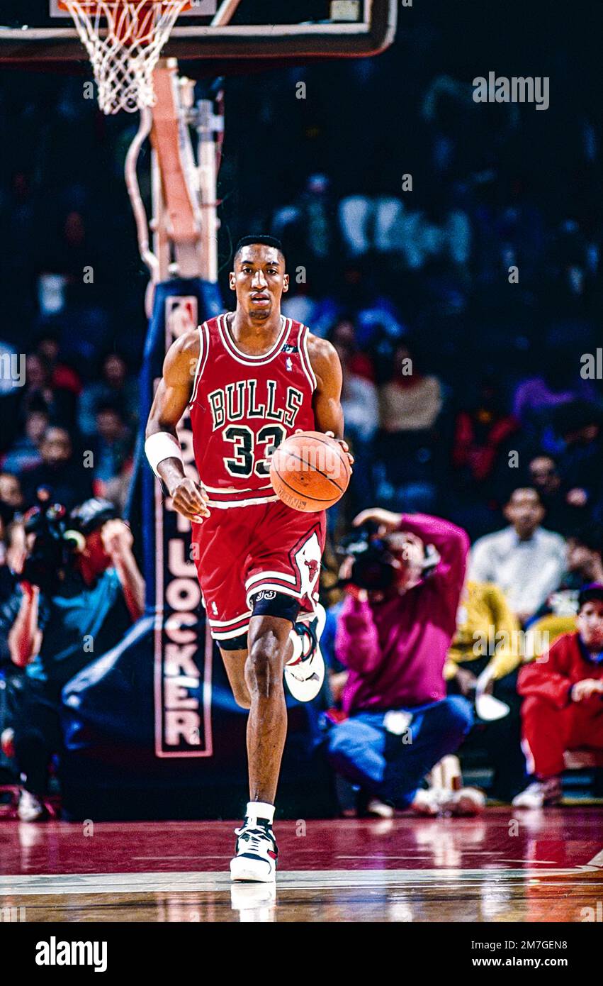 NBA Basketball, Scottie Pippen, Chicago Bulls Stock Photo - Alamy