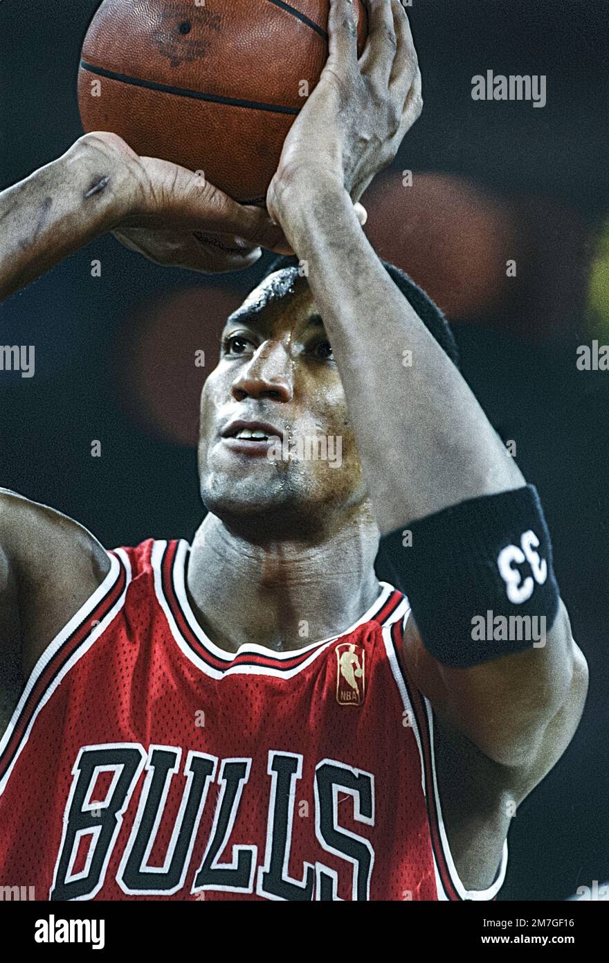 NBA Basketball, Scottie Pippen, Chicago Bulls Stock Photo - Alamy