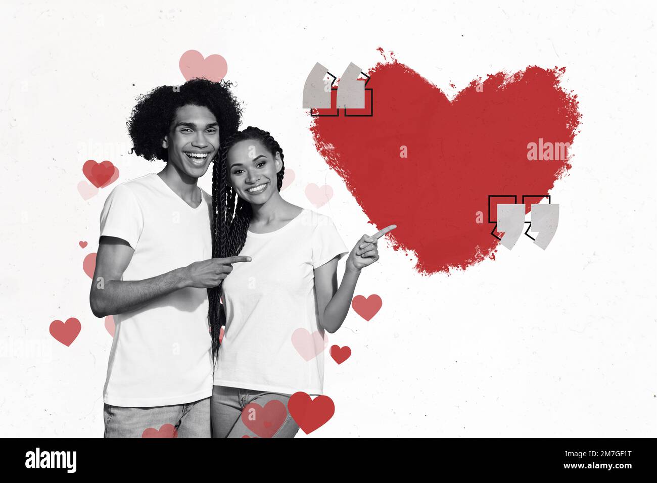 Photo collage abstract poster Cut Out Stock Images & Pictures - Alamy