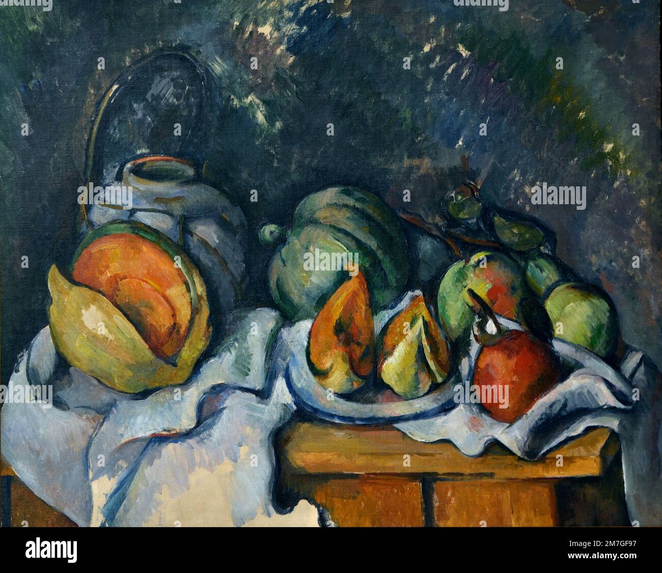 Nature mort aux fruits et pot de gingembre - Still Life with Fruit and Ginger Jar 1895 y Paul ...