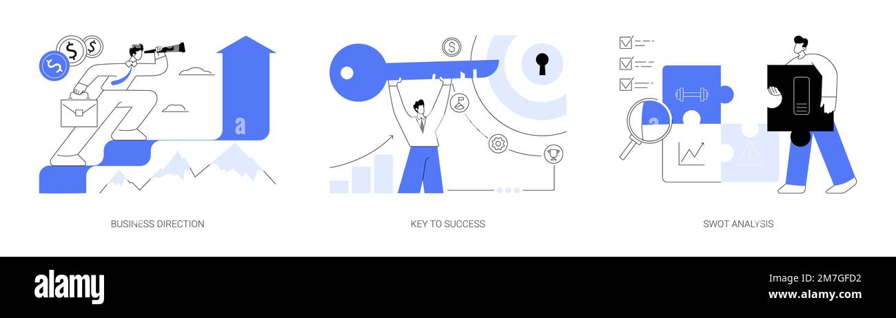 Company growth abstract concept vector illustrations Stock Vector Image ...