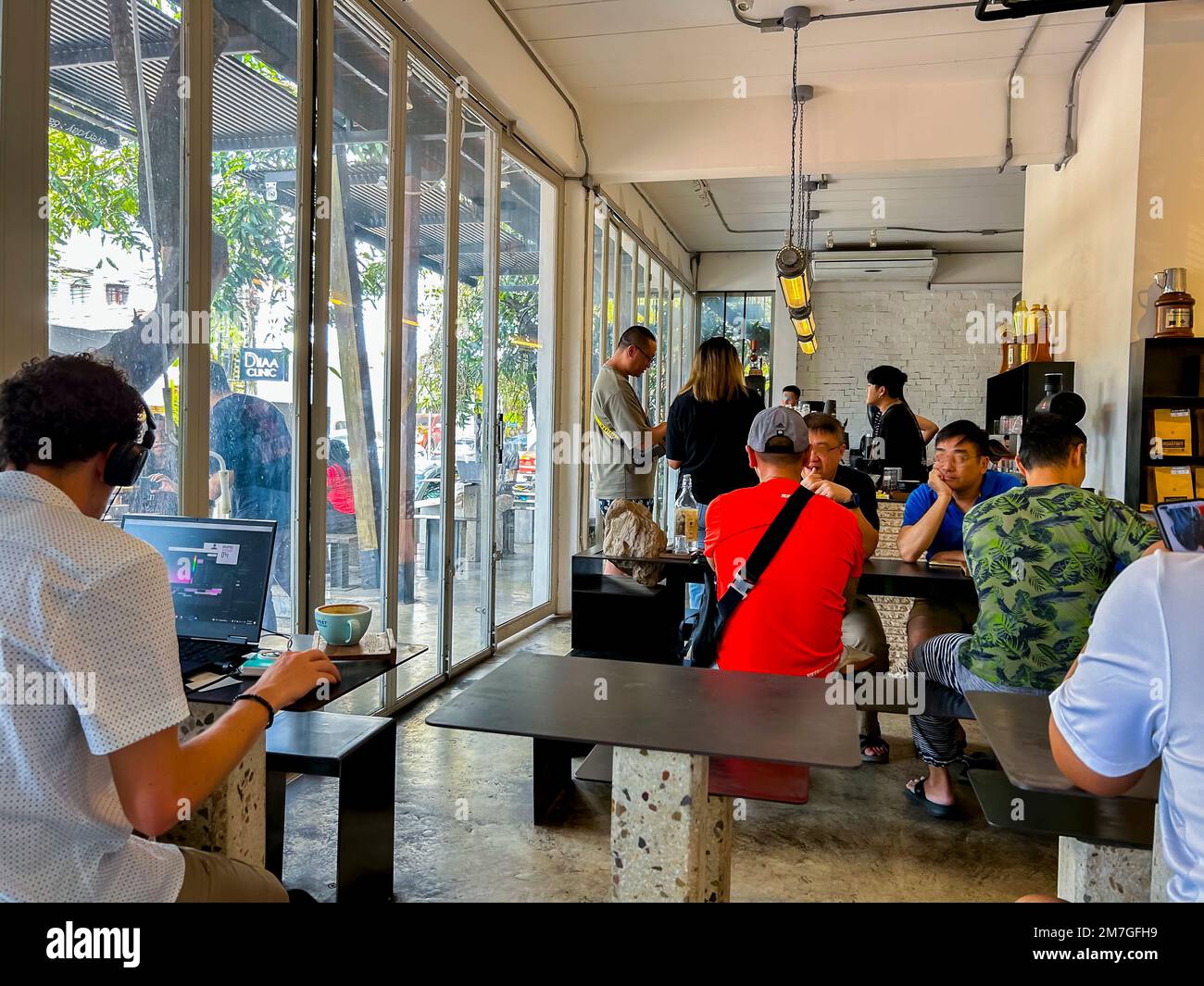 Mueang, Chiang Mai, Thailand, Crowd Young People, Tourists, Sharing ...