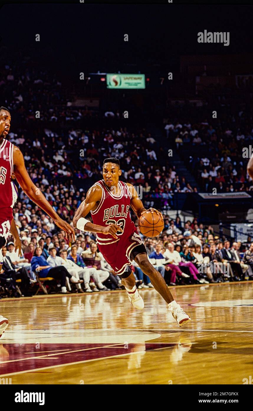 NBA Basketball, Scottie Pippen, Chicago Bulls Stock Photo - Alamy