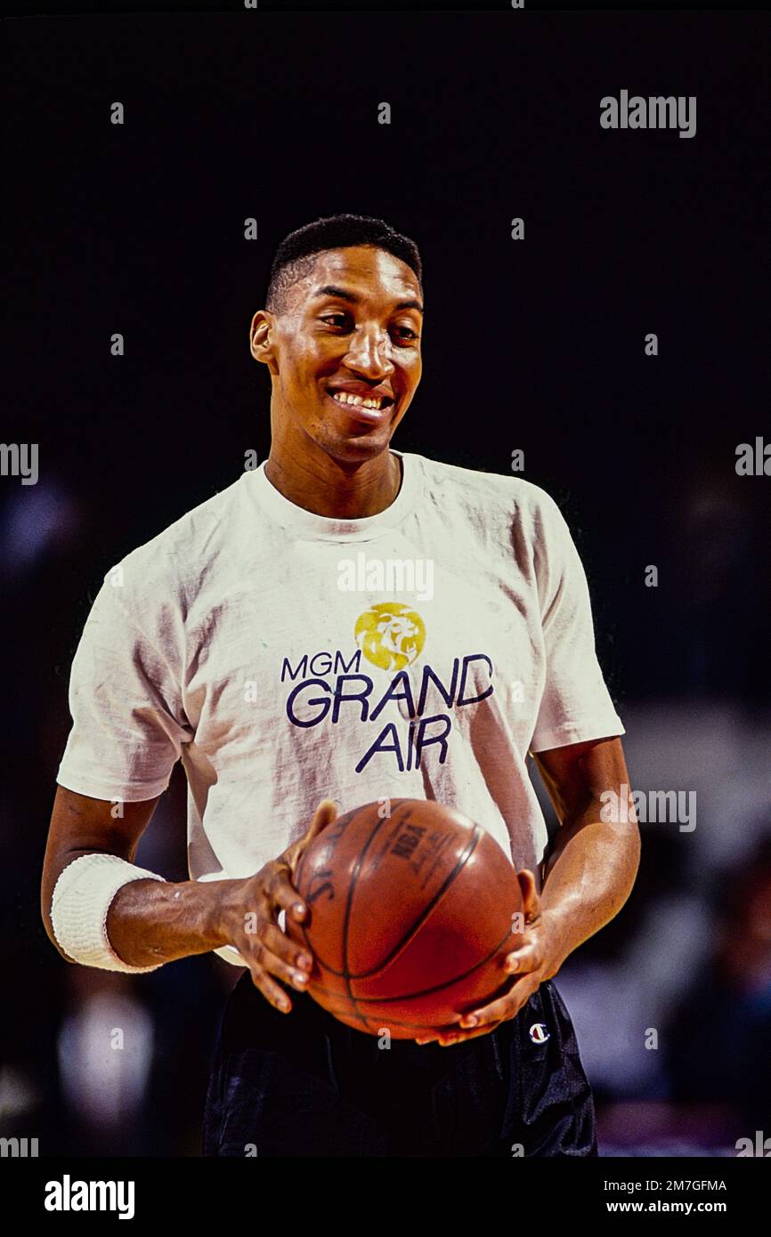 NBA Basketball, Scottie Pippen, Chicago Bulls Stock Photo - Alamy