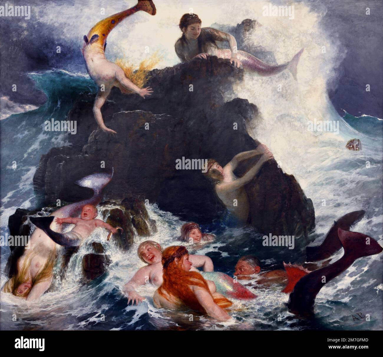 Nereid Greek Mythology Nereid & Triton Ancient Greco Roman Mosaic