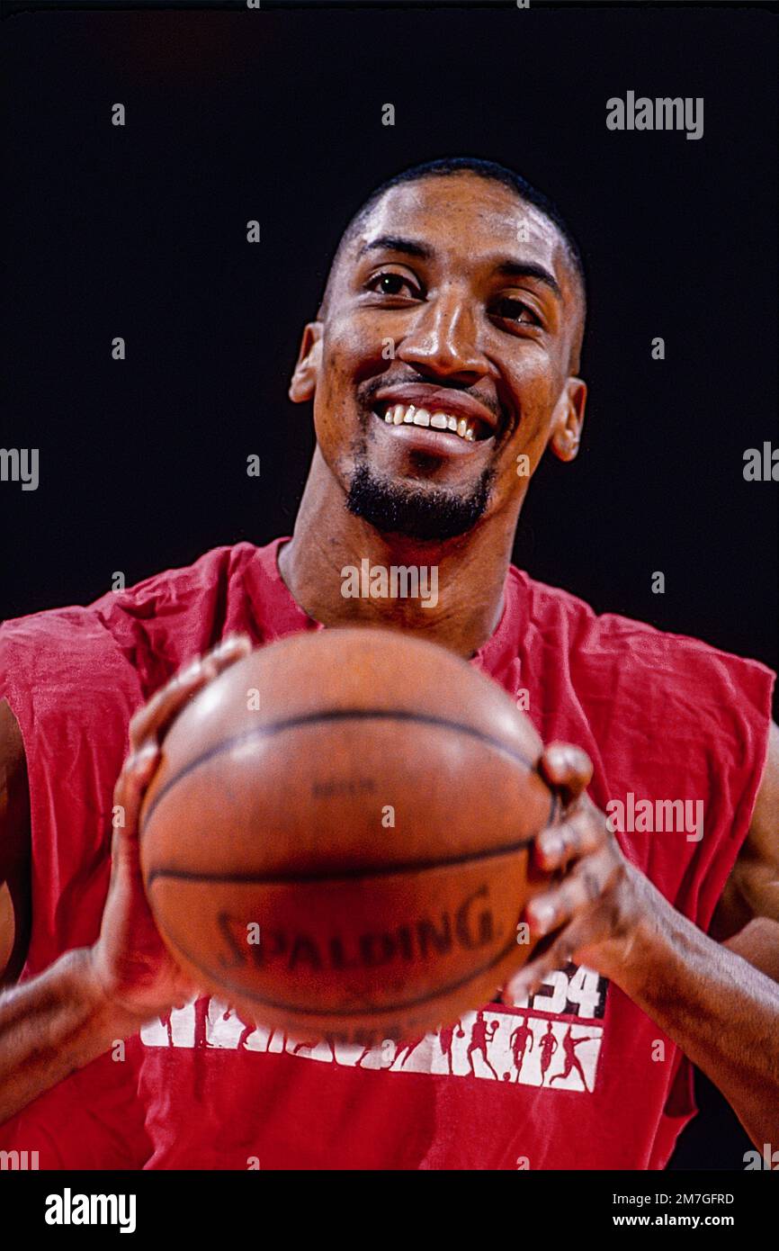 NBA Basketball, Scottie Pippen, Chicago Bulls Stock Photo - Alamy