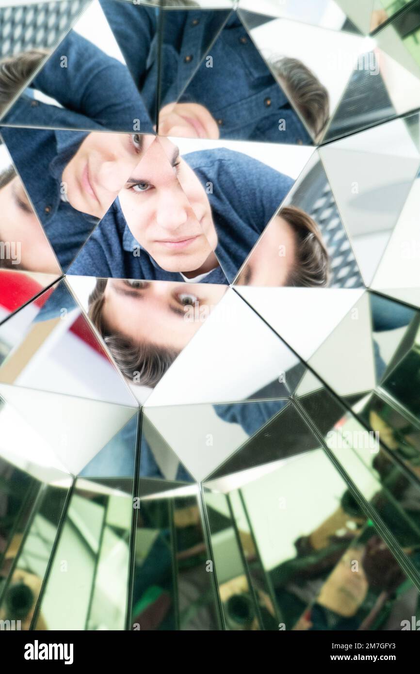 abstract portrait of a man Stock Photo - Alamy