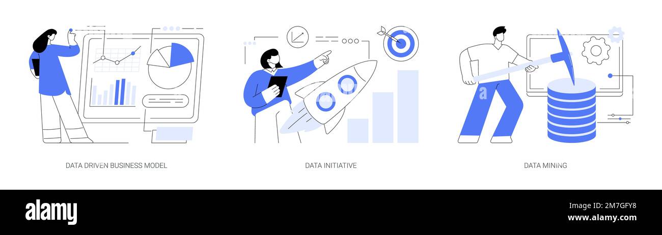 Data Analytics Abstract Concept Vector Illustrations Stock Vector Image And Art Alamy