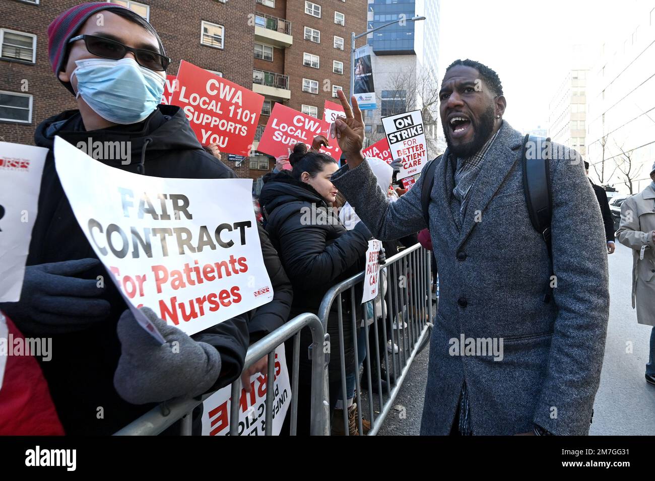 New York City Public Advocate Jumaane Williams speaks with nurses ... New York City Public Advocate Jumaane Williams speaks with nurses ...