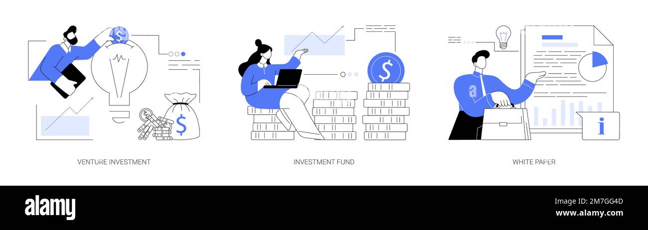 Startup financing abstract concept vector illustrations Stock Vector ...