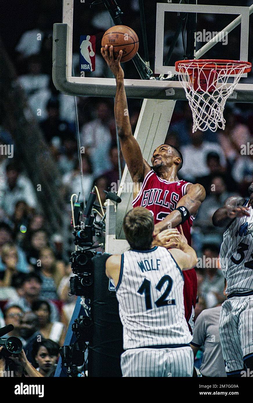 NBA Basketball, Scottie Pippen, Chicago Bulls Stock Photo - Alamy