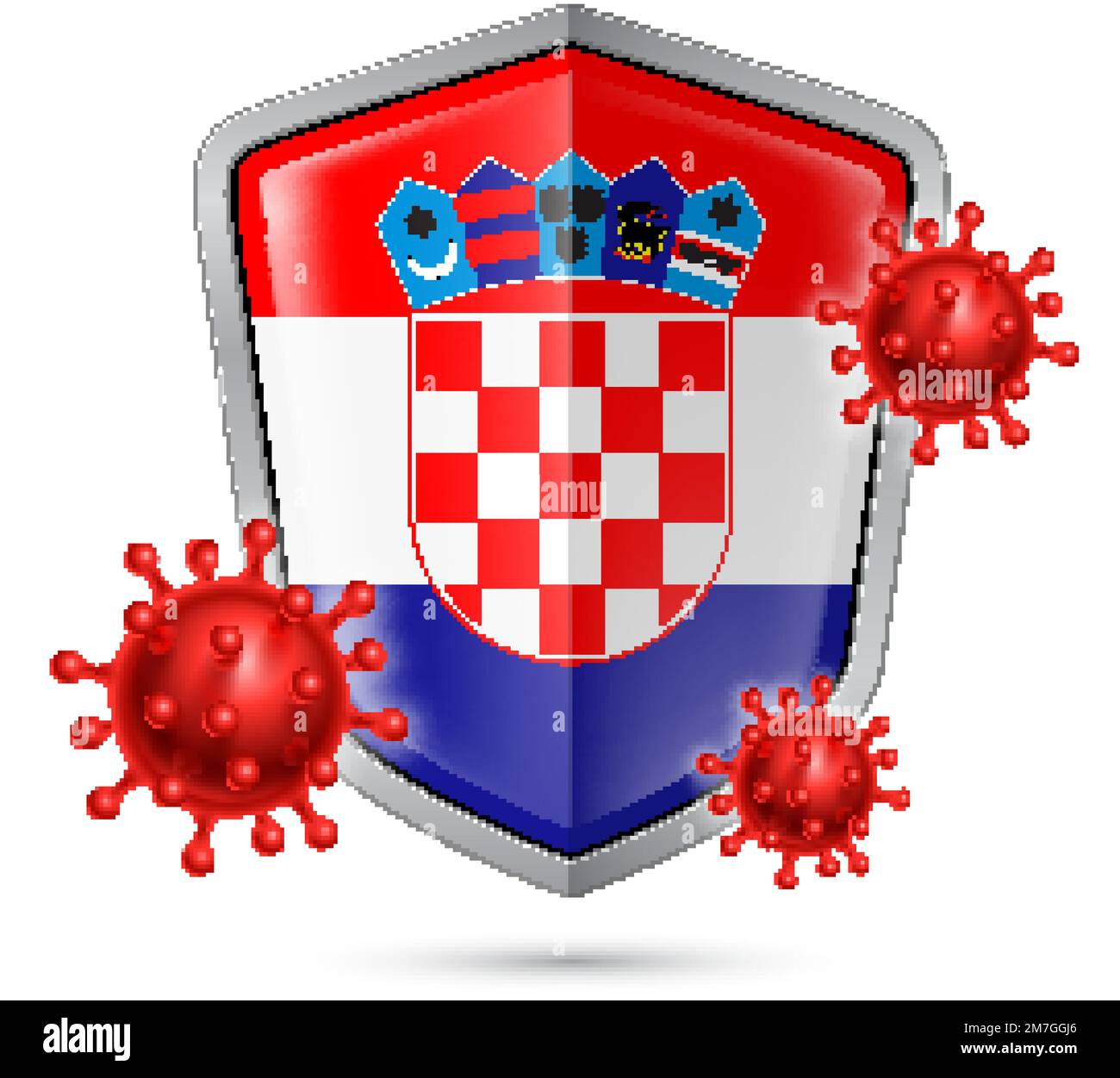 Croatian coat of arms Stock Vector Images - Alamy