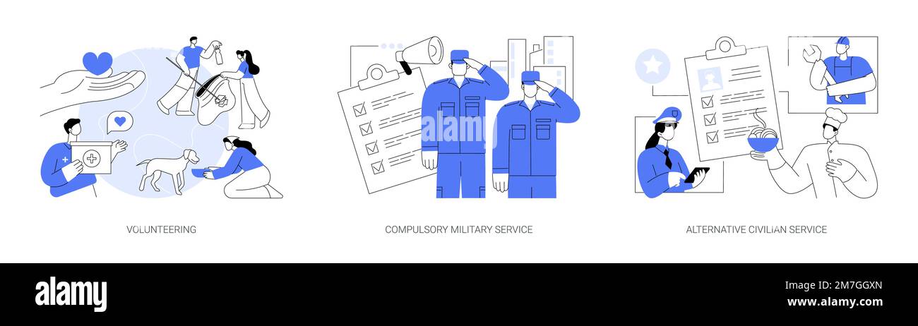 Community service abstract concept vector illustrations Stock Vector ... Community service abstract concept vector illustrations Stock Vector ...