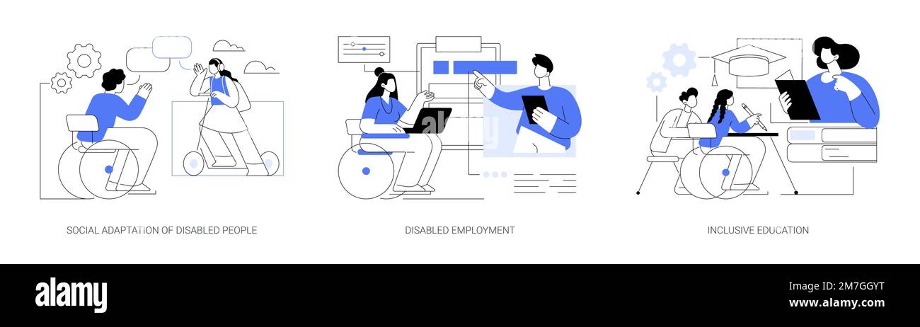 Social environment abstract concept vector illustrations Stock Vector ...