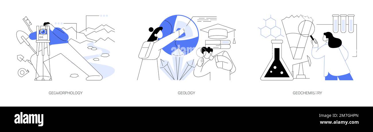 Earth science abstract concept vector illustrations Stock Vector Image ...